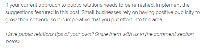 13 Ways to End a Blog Post and Keep Your Audience Engaged